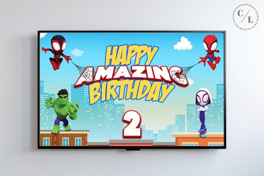 Personalized Spidey Birthday | Spidey and His Amazing Friends | Samsung ...