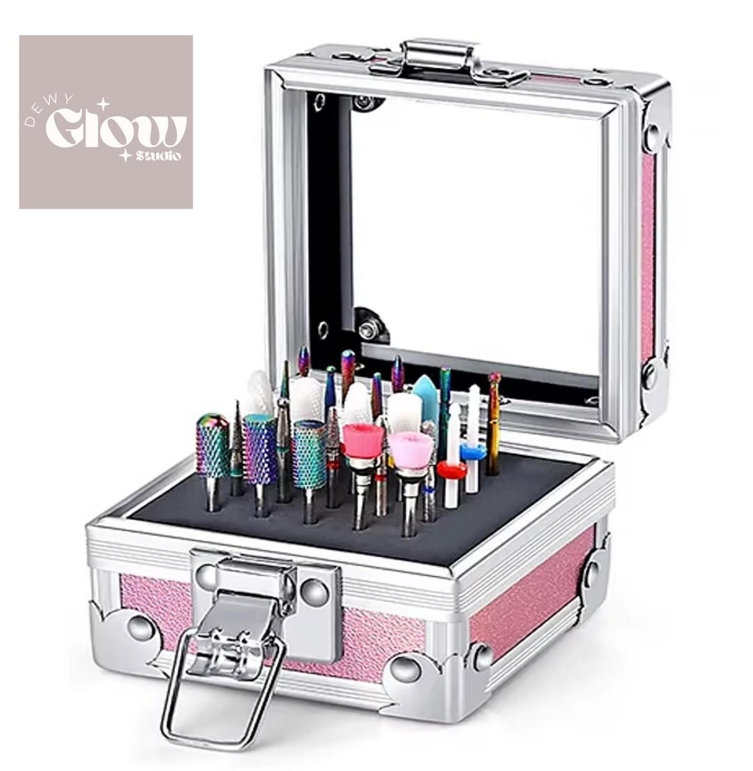 Drill Bit Holder Case |nail Decore|nail Tech Must Have |bitholder|drill ...