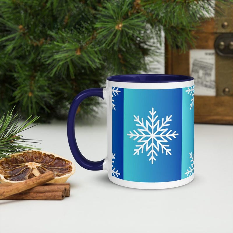 Snowflake Mug - Etsy