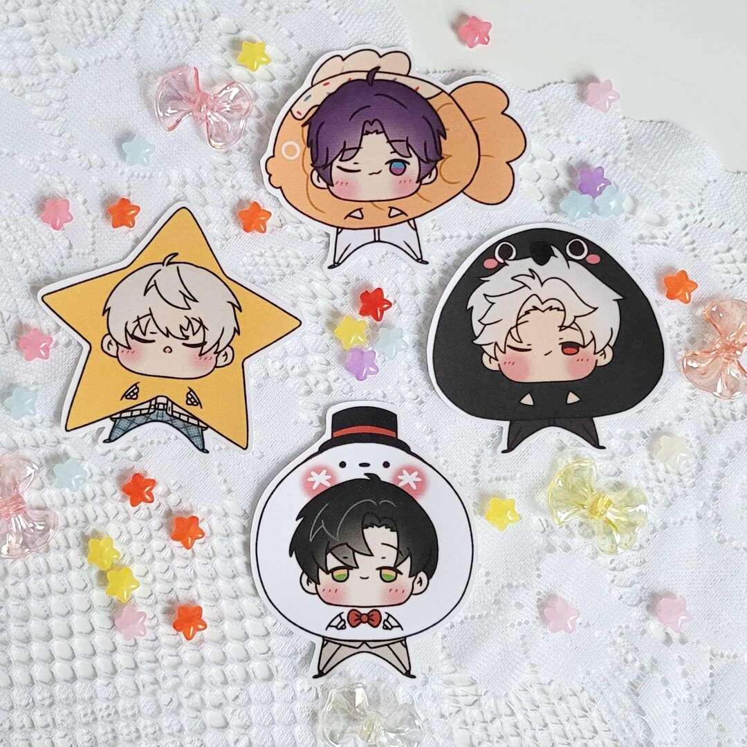 Love and Deepspace Chibi Stickers (rafayel, Sylus, Zayne, Xavier) - Etsy