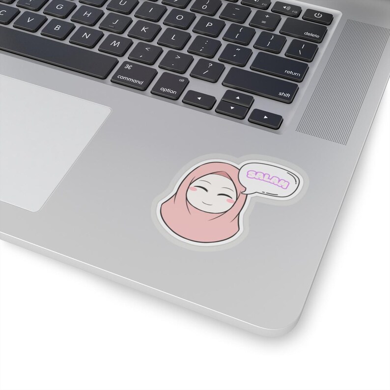 Muslim Girl Salam Stickers, Islamic Sticker, Hijabi Muslima Decal ...