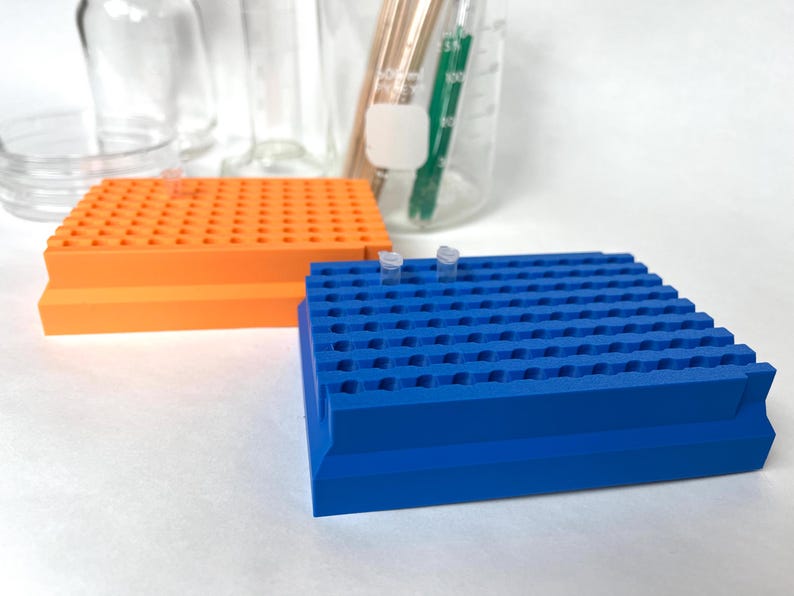 Stackable 96-well PCR Tube Rack | 0.2ml Lab Sample Storage ...