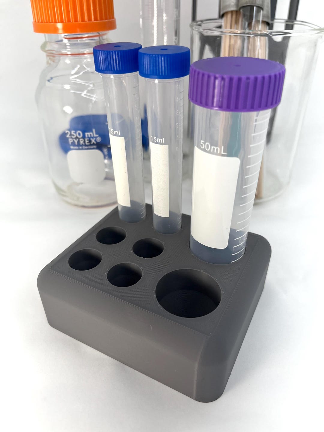 50ml and 15ml Lab Tube Rack Holder for Science Equipment Storage Stand ...