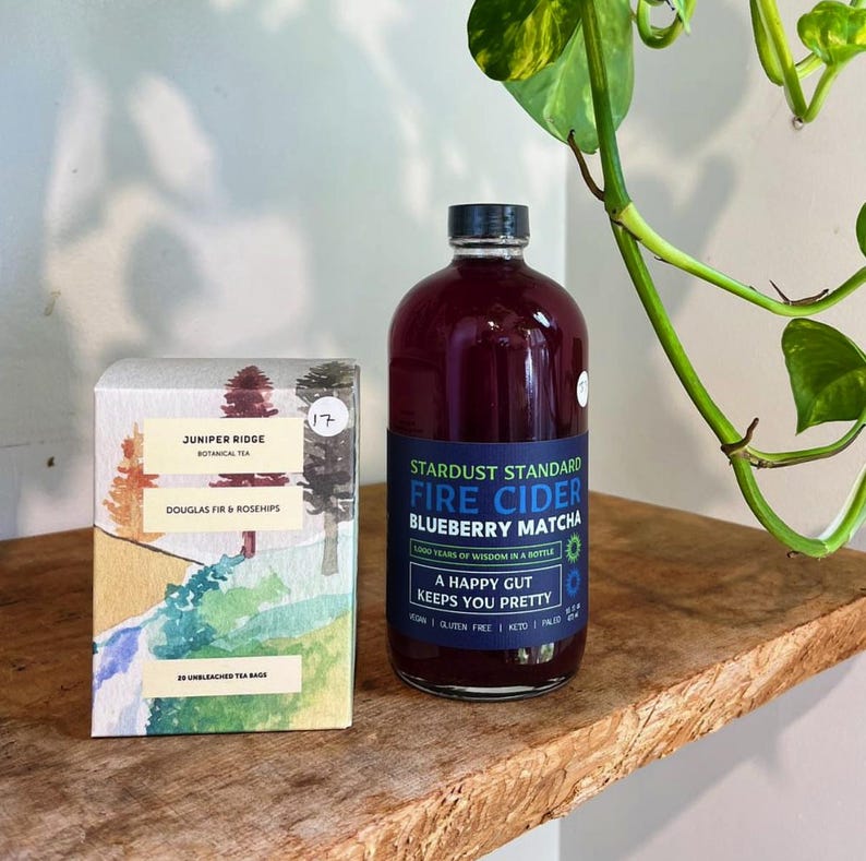 Blueberry Matcha Fire Cider - Etsy