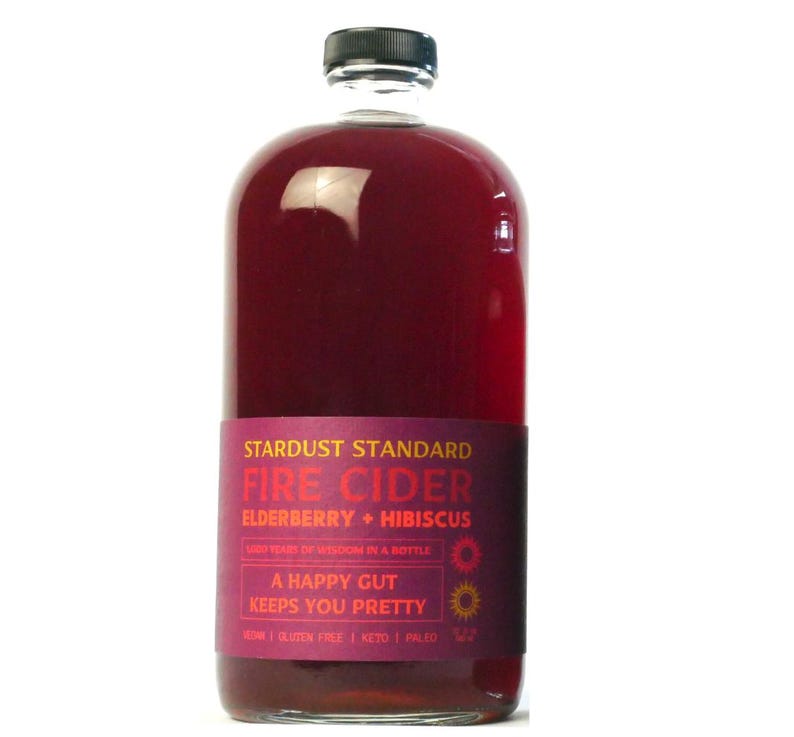 Elderberry Hibiscus Fire Cider - Etsy