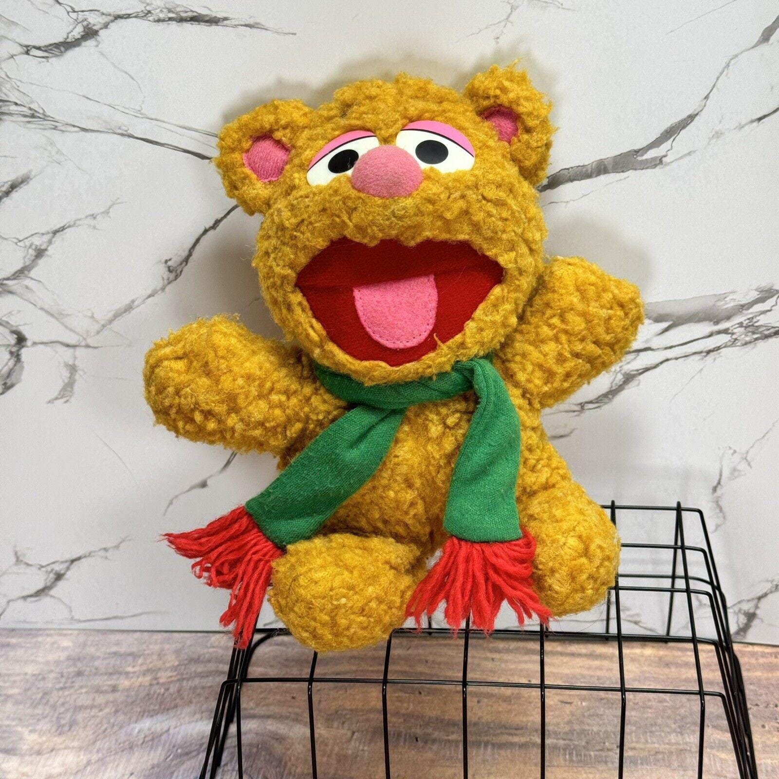 VINTAGE 1987 Baby Fozzie Fozzy Bear Muppets Christmas Plush Toy Jim ...