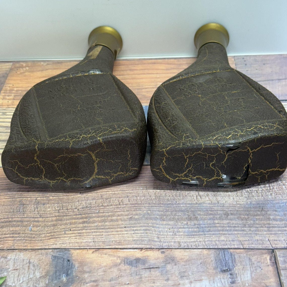 2 Jim Beam Glass Decanters Modern Masters Beams Choice Van Gogh & Manet ...
