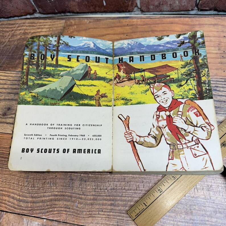 Vintage 1968 Boy Scout Handbook Boy Scouts of America 7th Ed. 4th ...