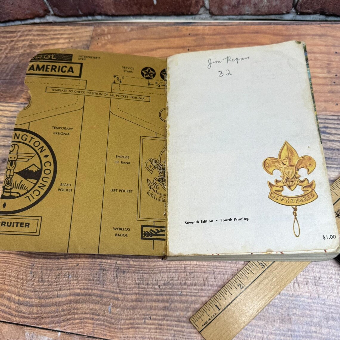 Vintage 1968 Boy Scout Handbook Boy Scouts of America 7th Ed. 4th ...