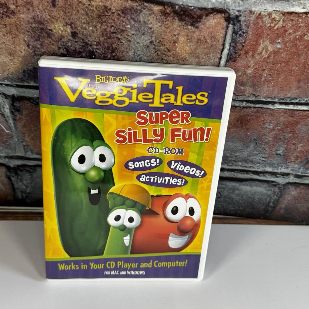 Veggietales - Super Silly Fun CD-ROM Mac and PC Songs Videos Activities ...