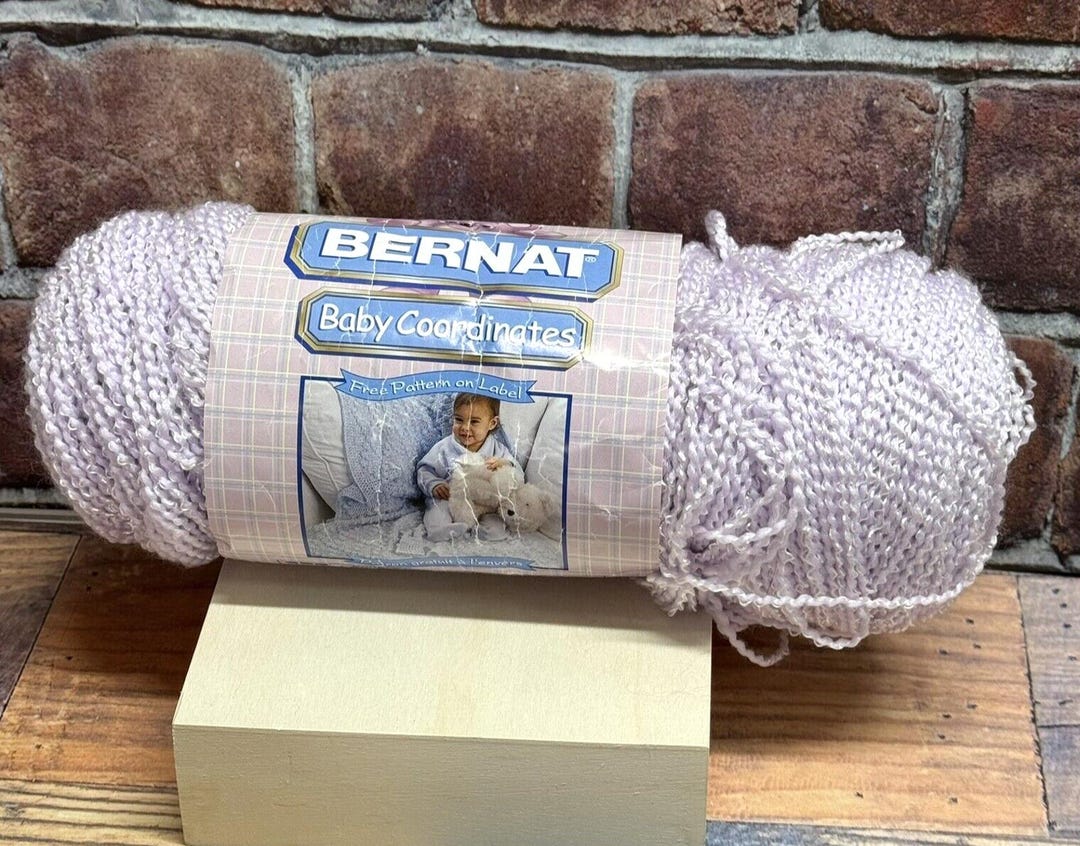 Bernat Baby Coordinates Pompadour Yarn SOFT MAUVE 01010 6oz ...