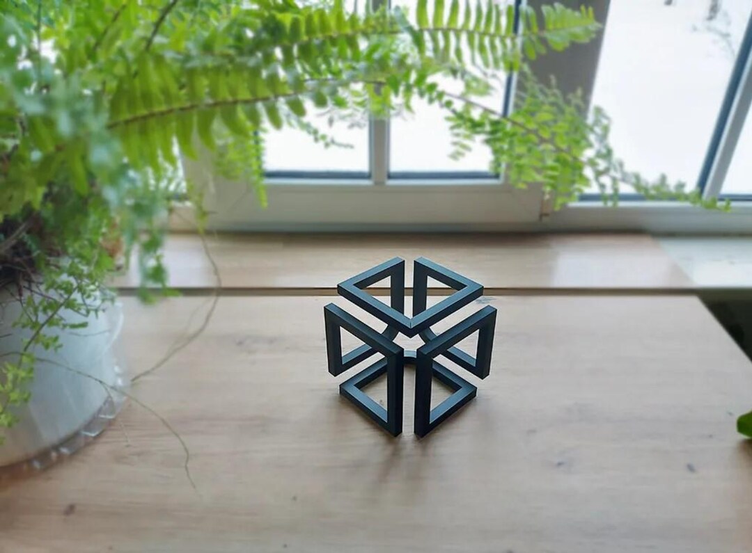 Infinity Prism Cube Home Decor Art/ Desk Toy - Etsy