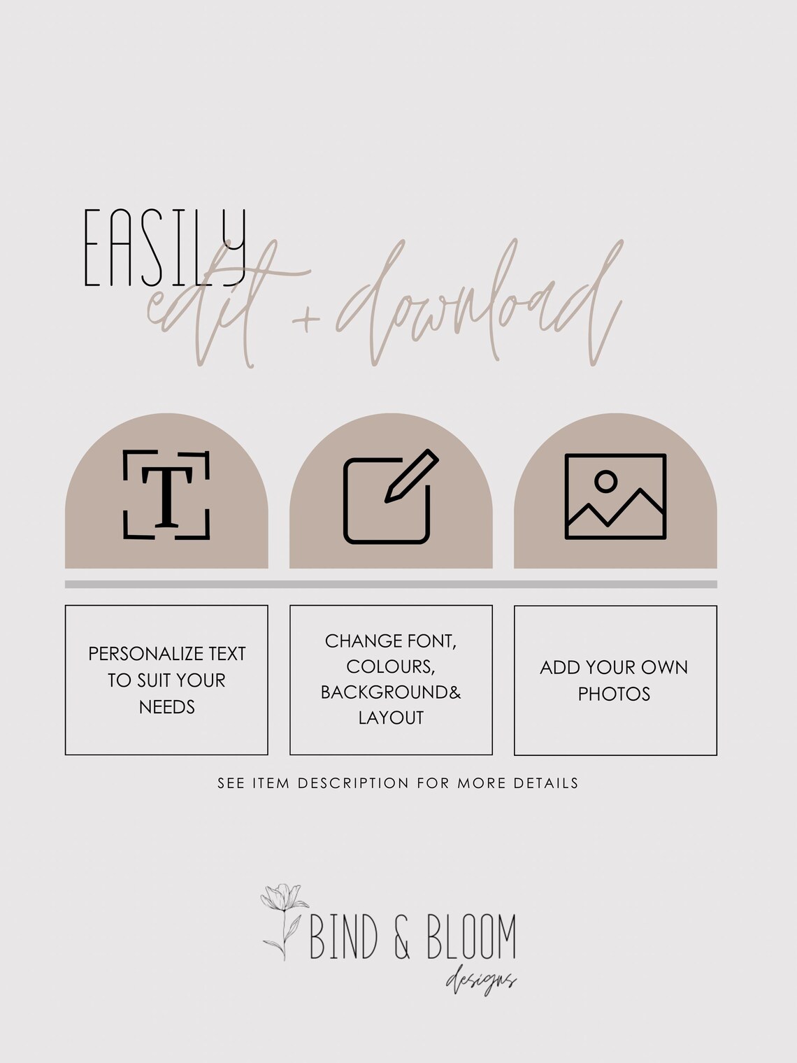 Minimalist Wedding Program Template: Elegant Order of Service, Editable ...