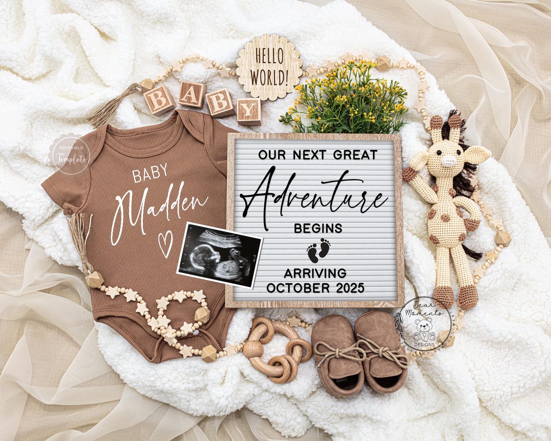Gender Neutral Pregnancy Announcement, Baby Boy Baby Girl Baby ...