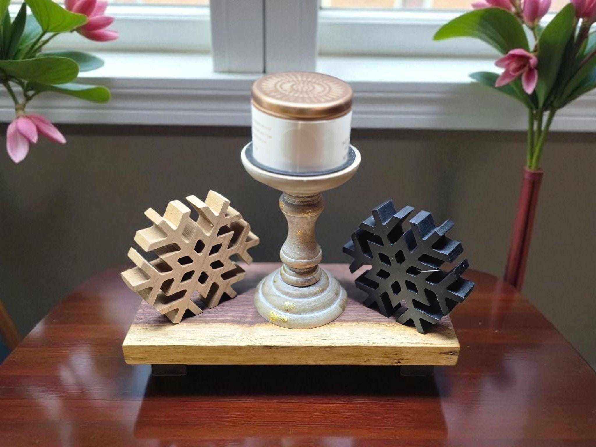 Handmade Table Riser Walnut Wood Riser for Raising Center Pieces ...