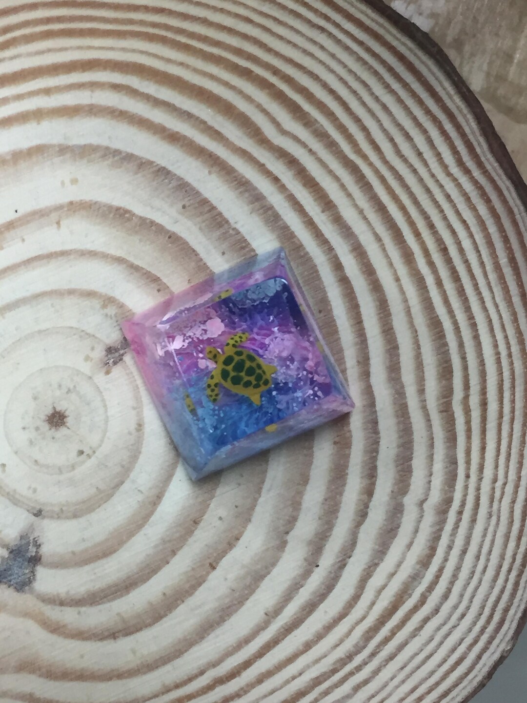 Handmade Resin Sea Turtle Keycap - Etsy
