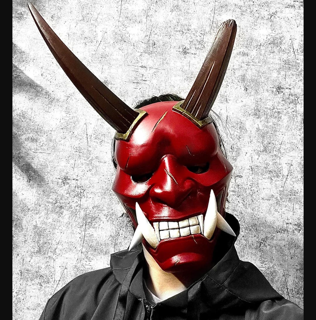 Aragami 2 Mask Oni Devil Mask Halloween Cosplay 3D Print Model Digital ...