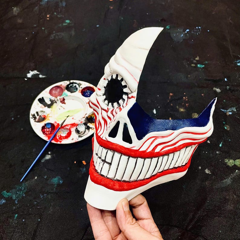 Dandadan Aira Shiratori Damaged Mask V2 include 2 Variations Acrobatic ...