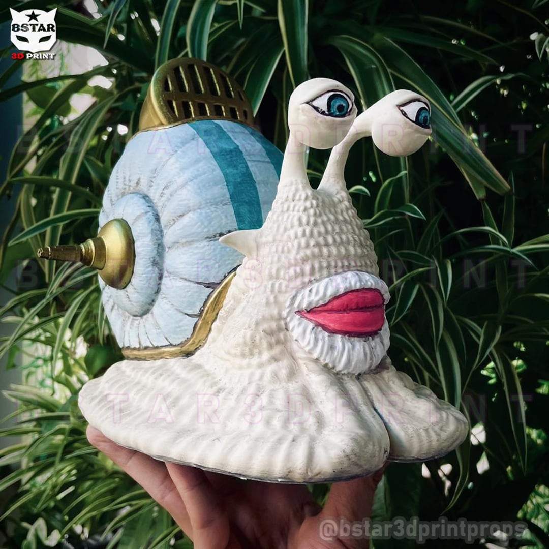 One Piece LA Den Den Mushi Transponder Snail High Quality 3D Print ...