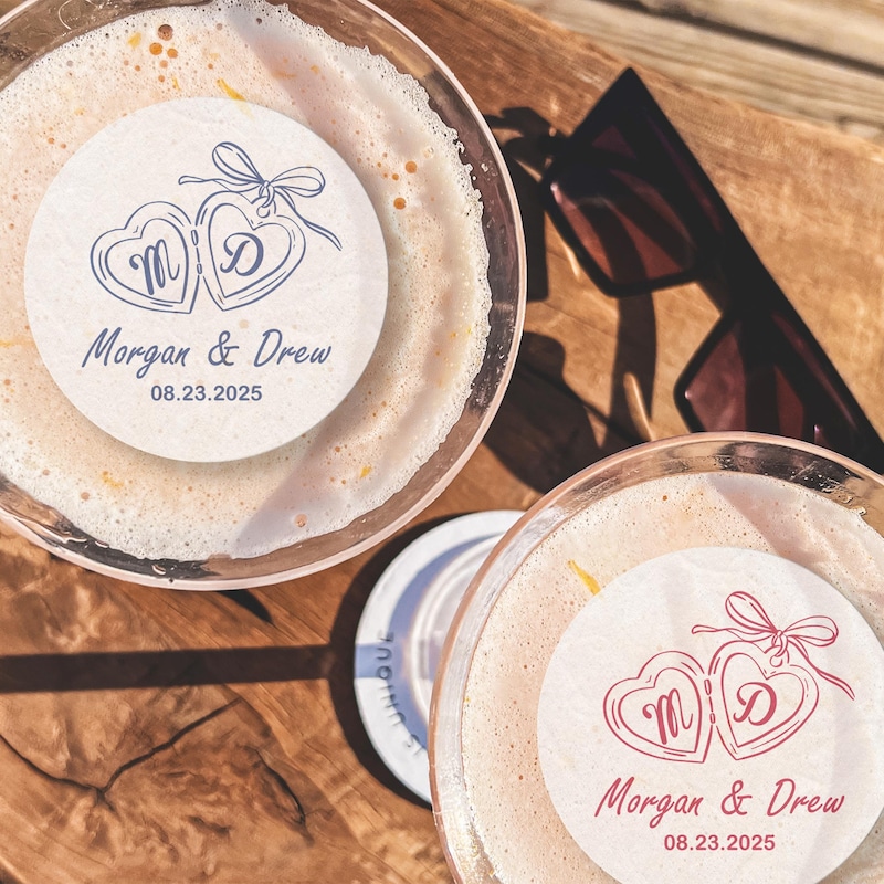 Drink Edible Topper Heart - Etsy