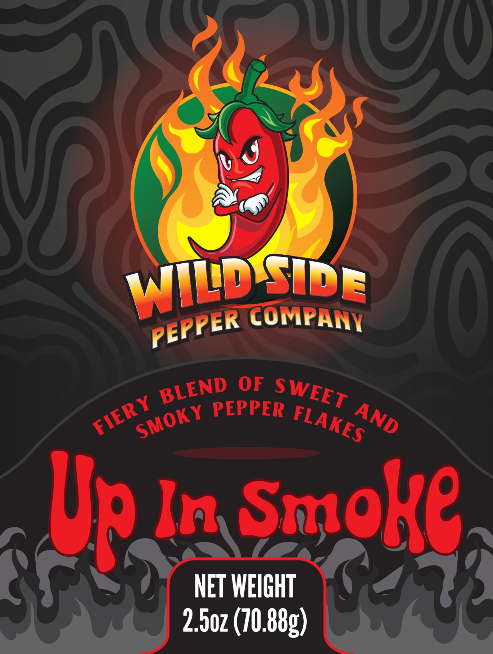 Up in Smoke - HOT Smoky Pepper Flakes - Etsy