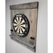 Handcrafted Dart Board Backboard | Rustic Wood | Game Room Decor ...