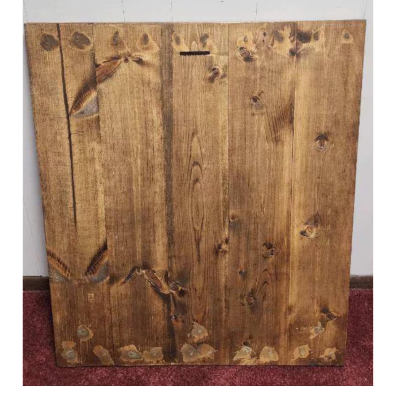 Handcrafted Dart Board Backboard | Rustic Wood | Game Room Decor ...