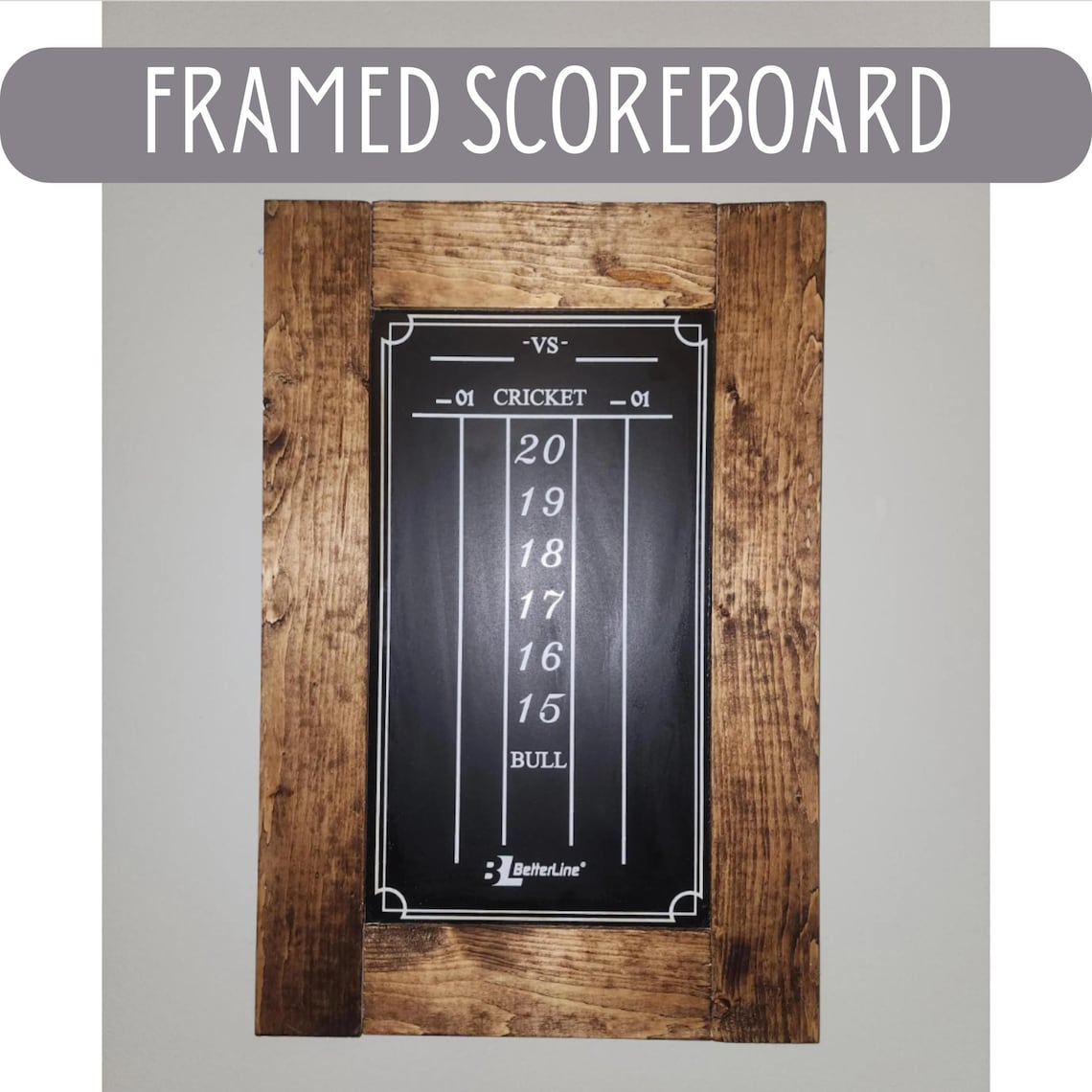 Custom Cricket Scoreboard | Game Room Decor | Free Shipping | Handmade ...