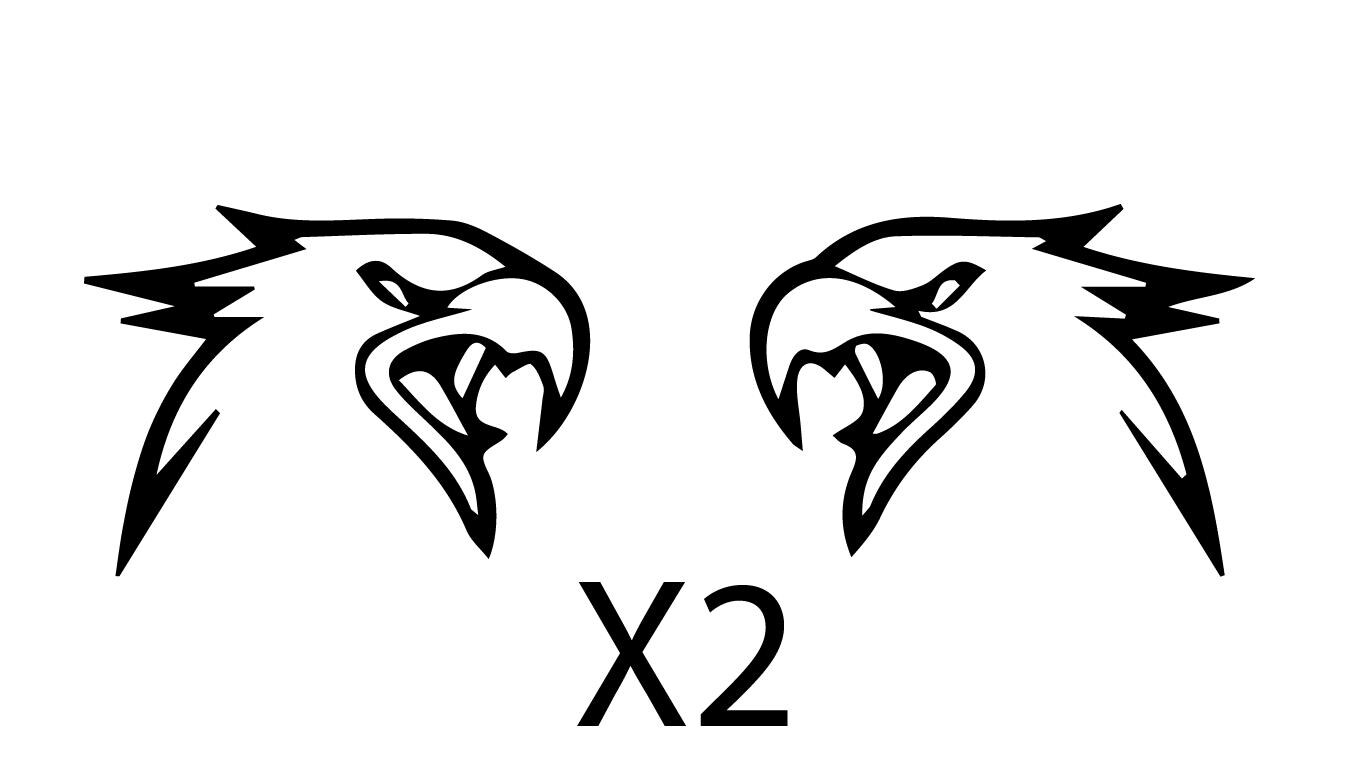 Jeep Trackhawk Large Decal - Etsy