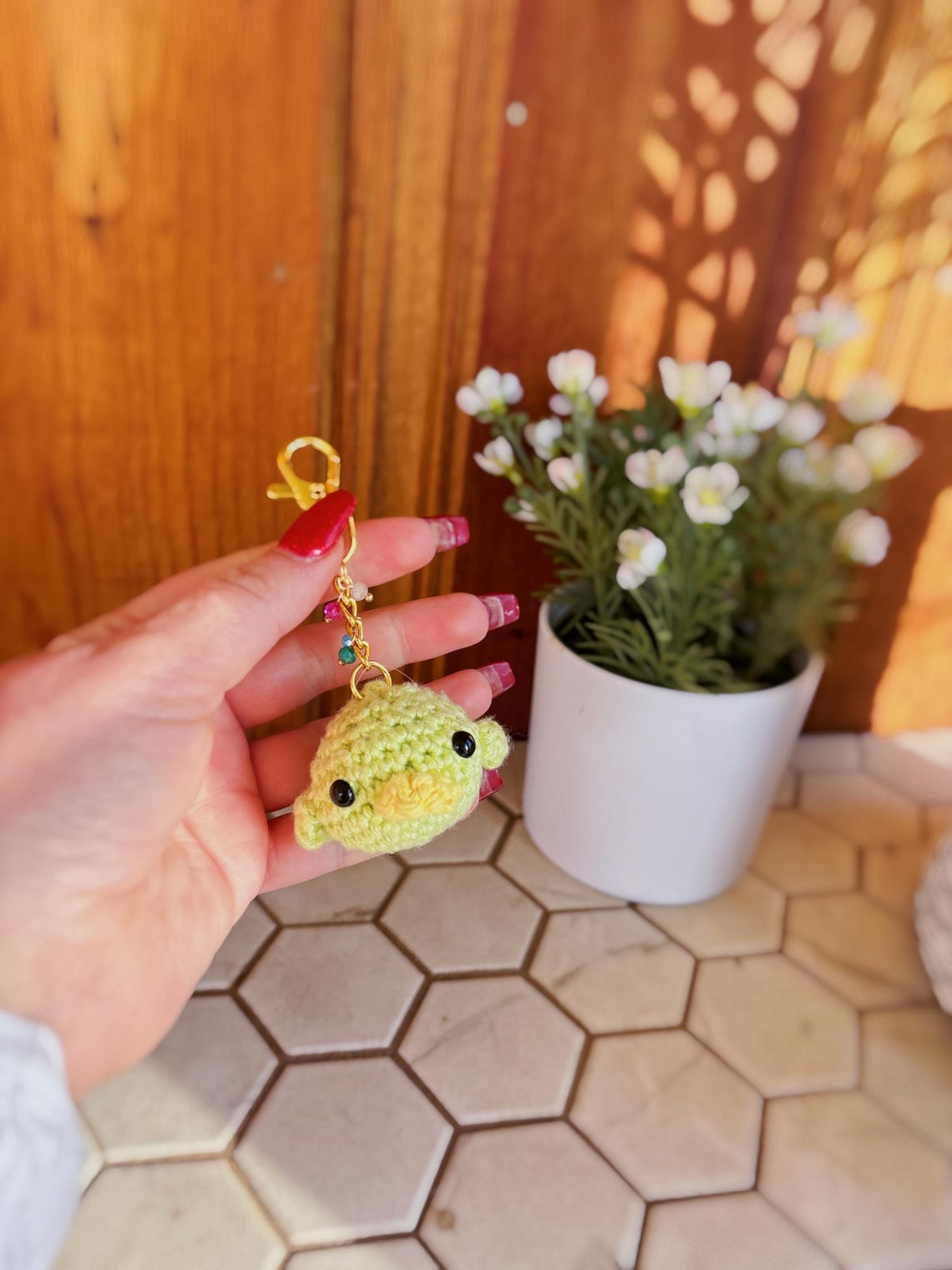 Small Bird Crochet Keychain - Etsy
