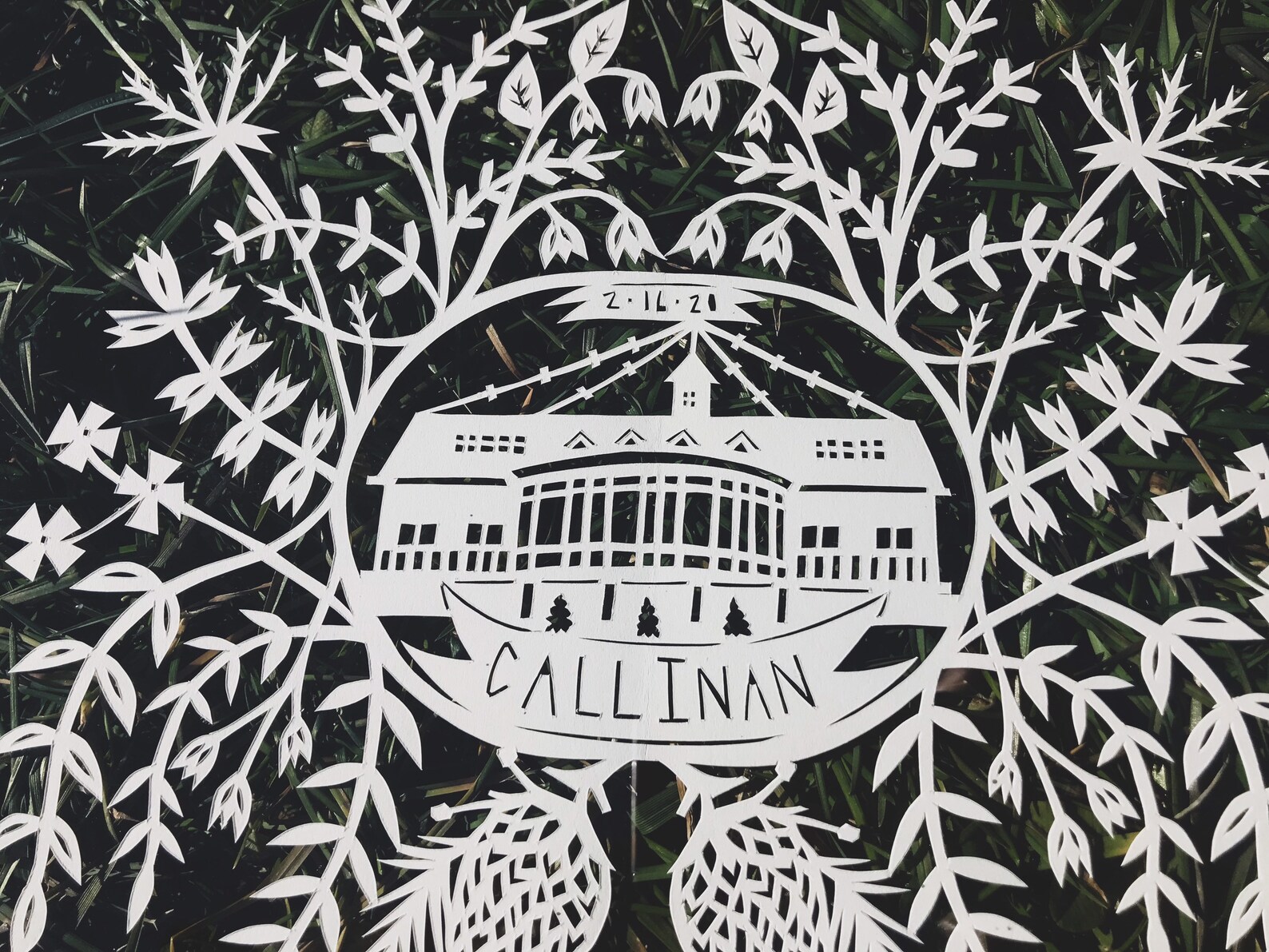 Paper Cut Art | Custom Anniversary Art | Personalized Anniversary Gift ...
