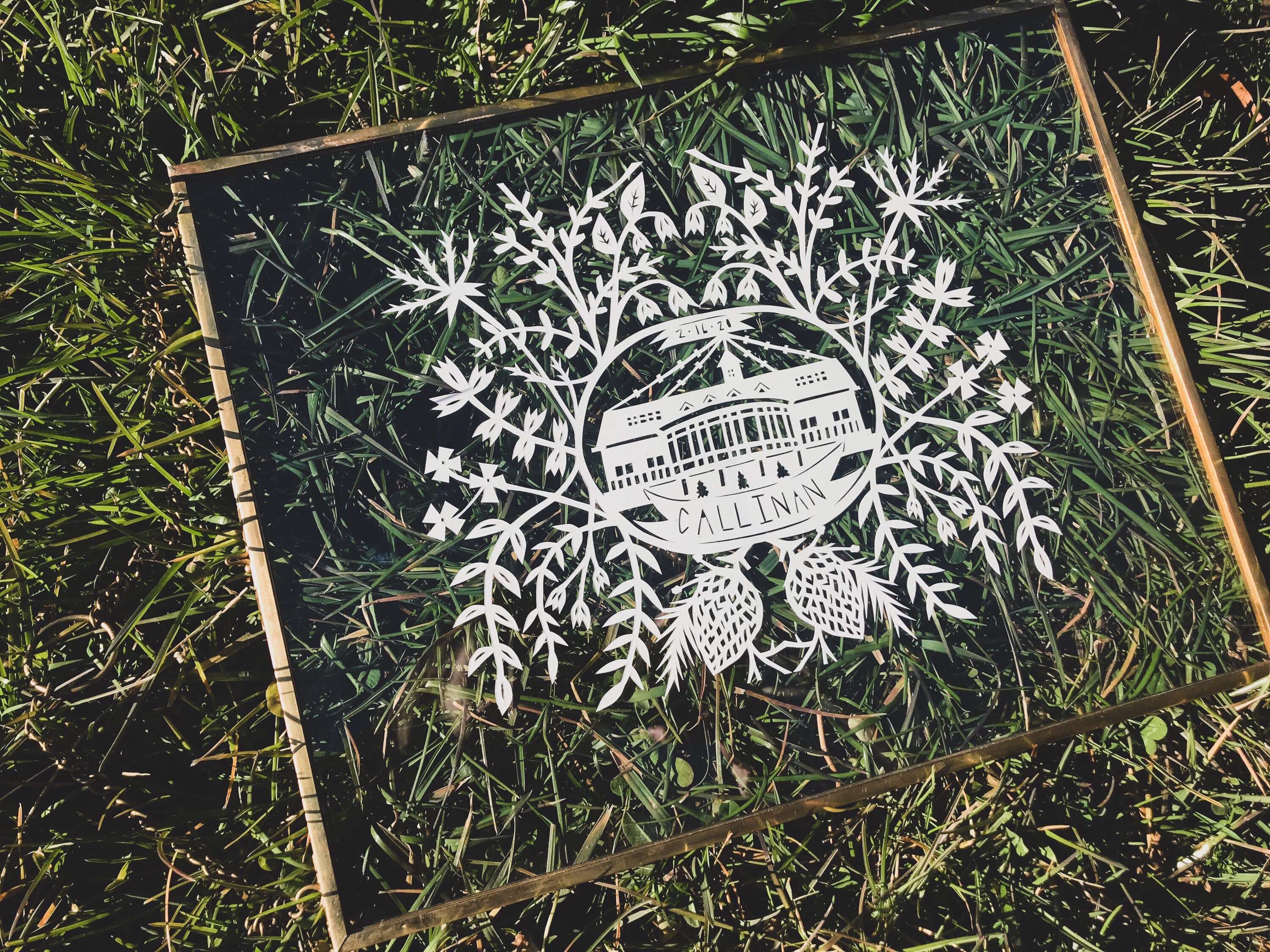 Paper Cut Art | Custom Anniversary Art | Personalized Anniversary Gift ...