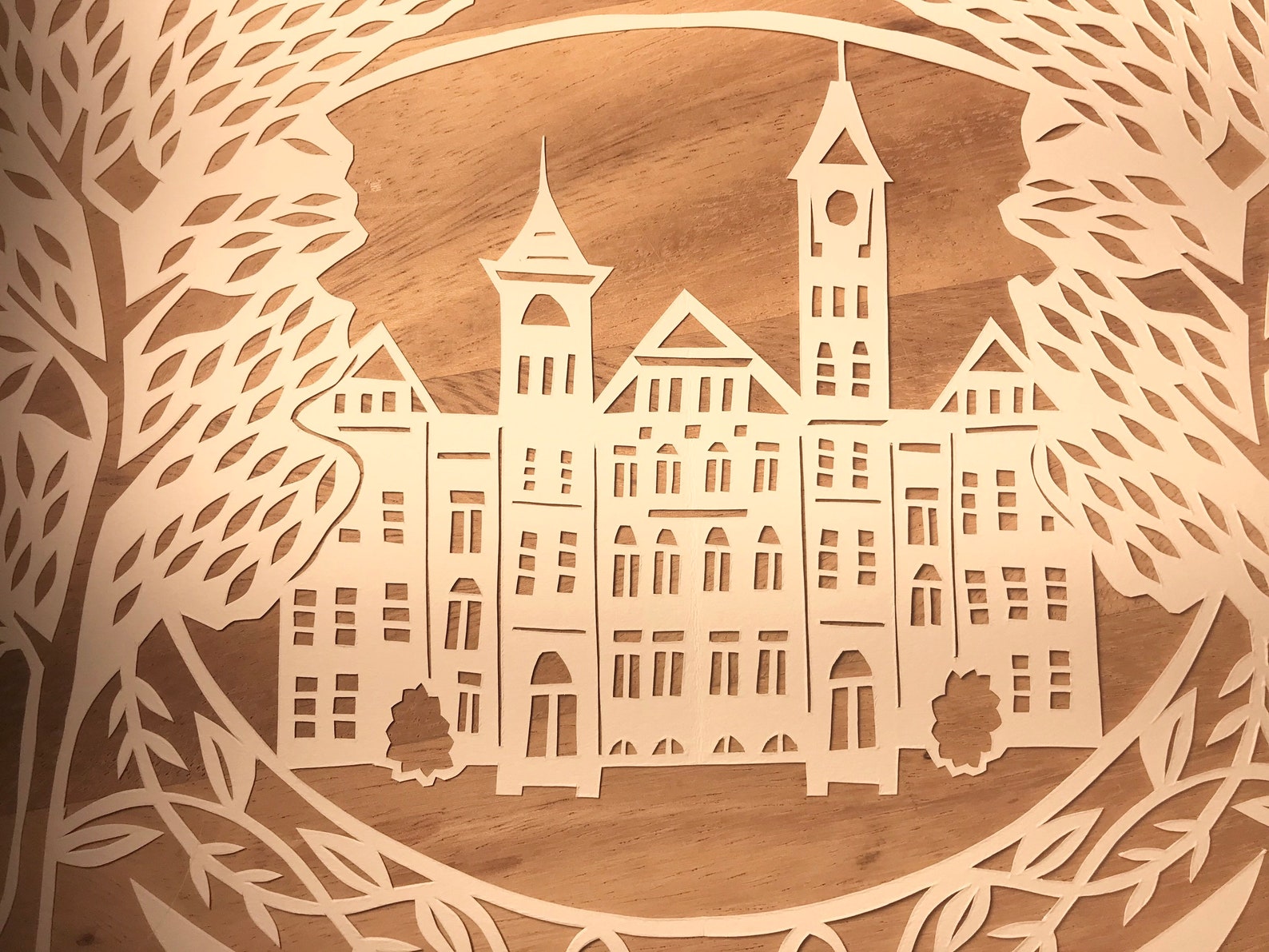 Paper Cut Art | Auburn Gift | Auburn Wall Decor | Custom University ...