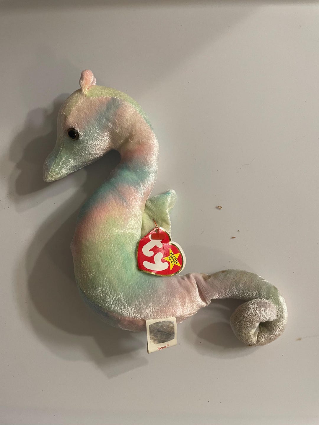 Ty Beanie Baby Neon the Seahorse 7.5 Inch All Tags 1999 Plushie - Etsy