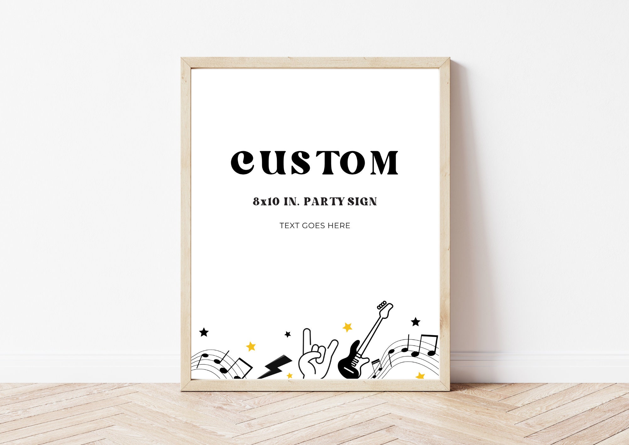 Rock and Roll VIP Backstage Pass | Instant Download | Printable Rock N ...