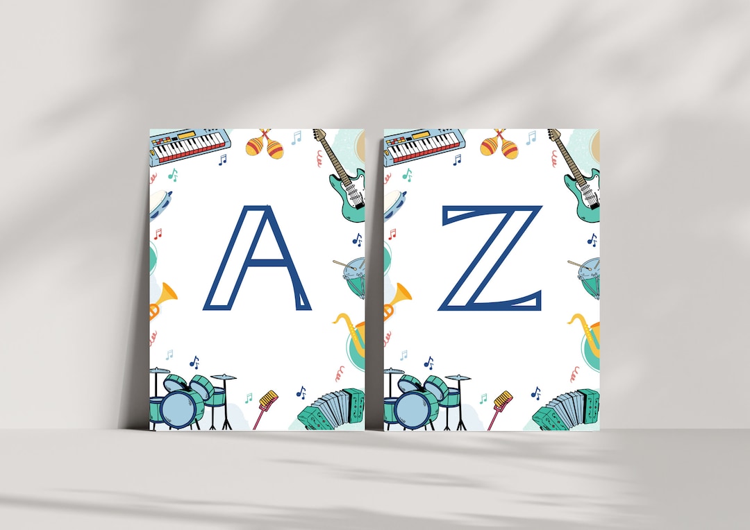 Music Birthday Party Banner | Instant Download | Musical Instruments ...