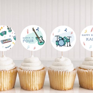 Music Birthday Party Milestone Board | Instant Download | Musical ...