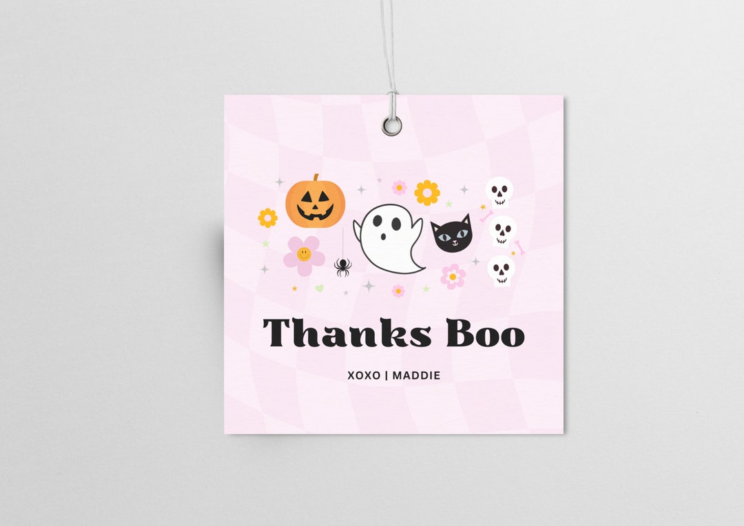 Hey BOO Party Favor Tags | Digital Download | Spooky Girl Birthday ...
