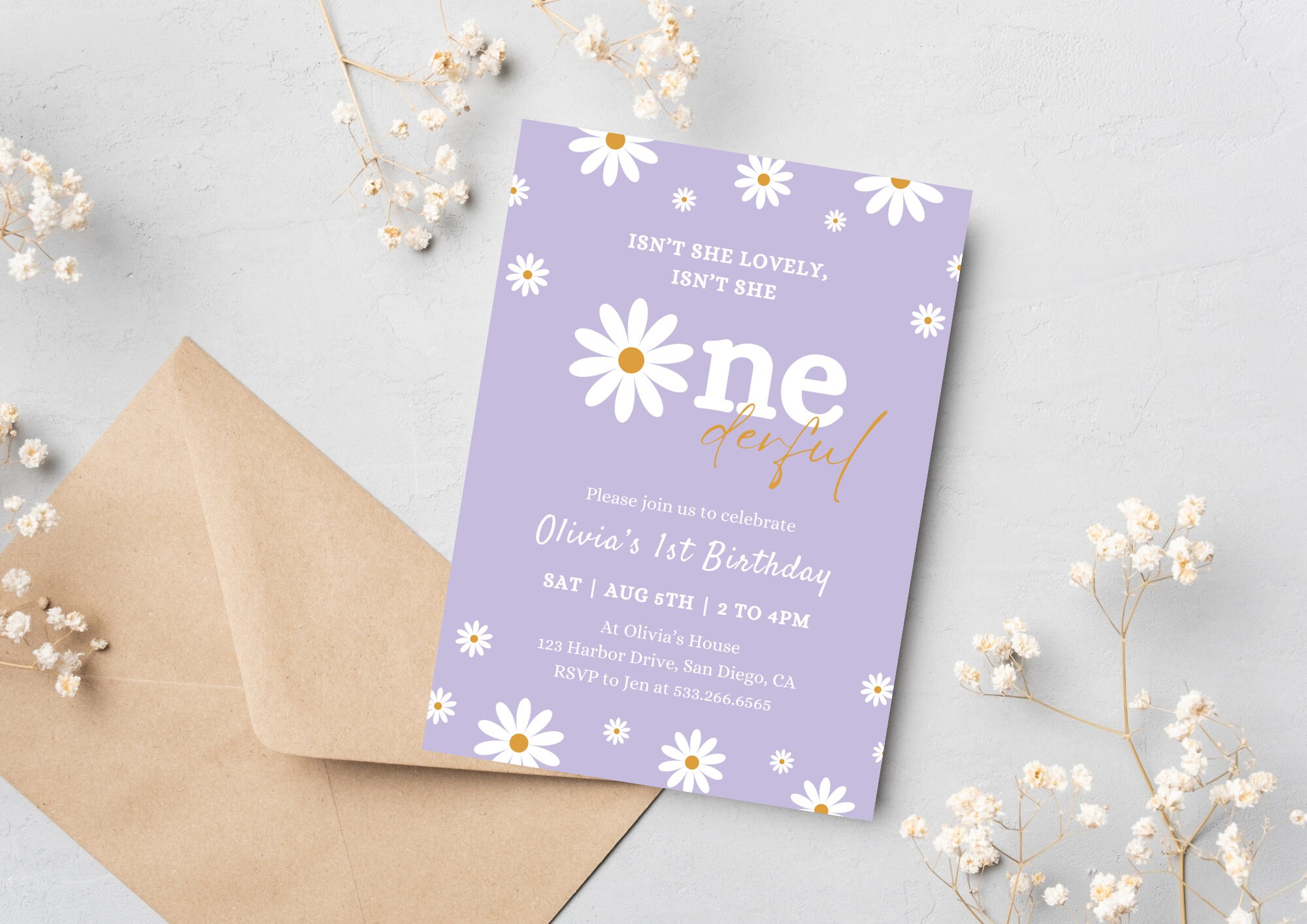 Editable Daisy Birthday Banner | Daisy First Birthday Party Decor ...