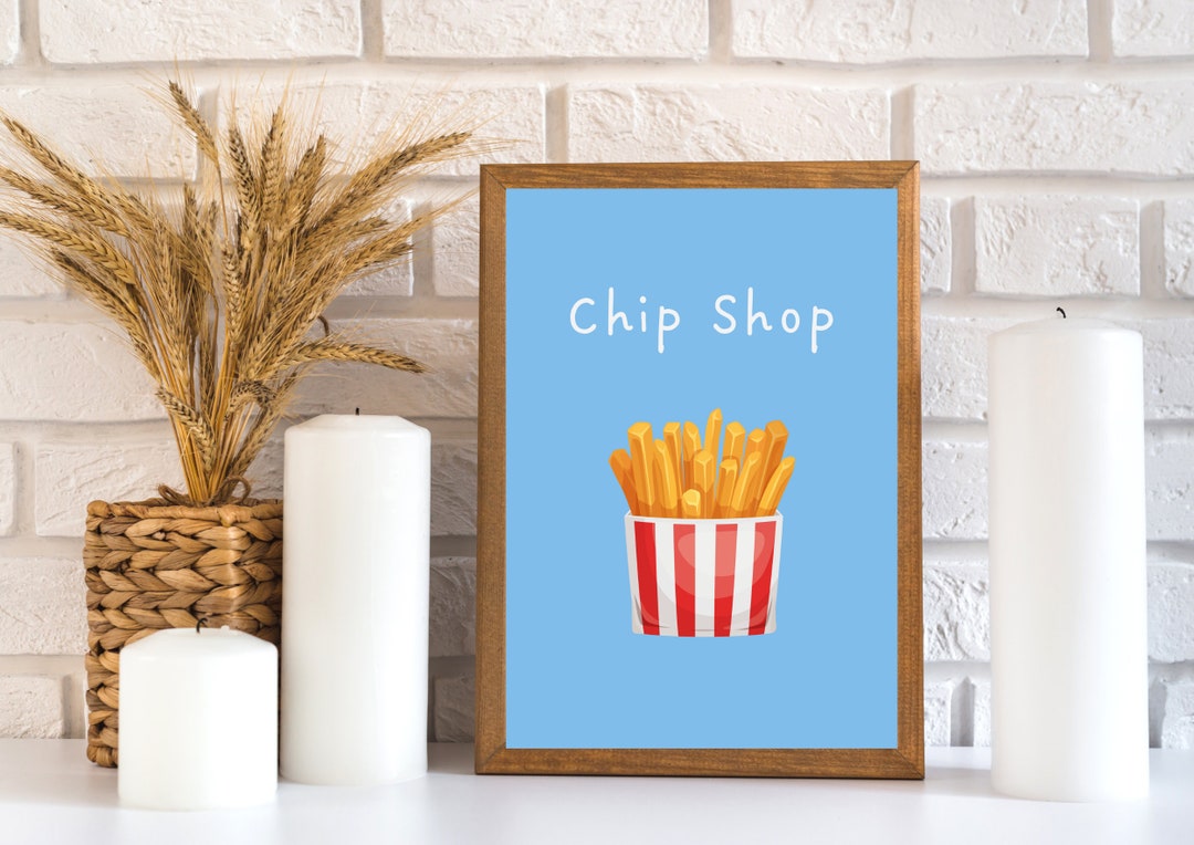 Bluey Theme Chip Shop Sign Bluey Party Decor Kids Birthday - Etsy France