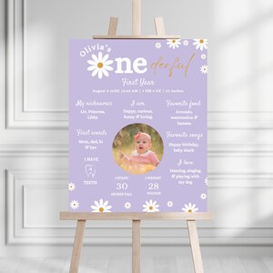Editable Daisy Birthday Banner | Daisy First Birthday Party Decor ...