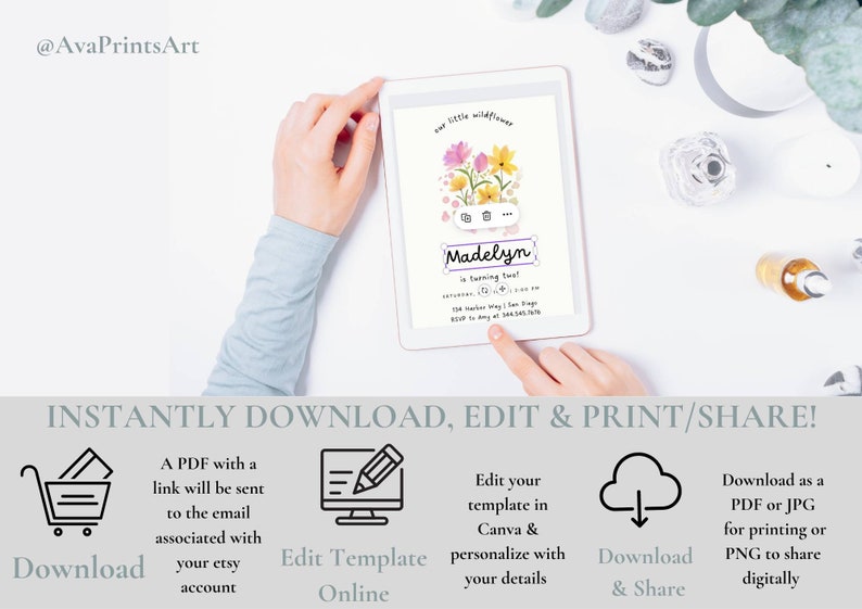 Coastal Themed Signature Drink Menu Minimalist Beach Wedding Printable ...