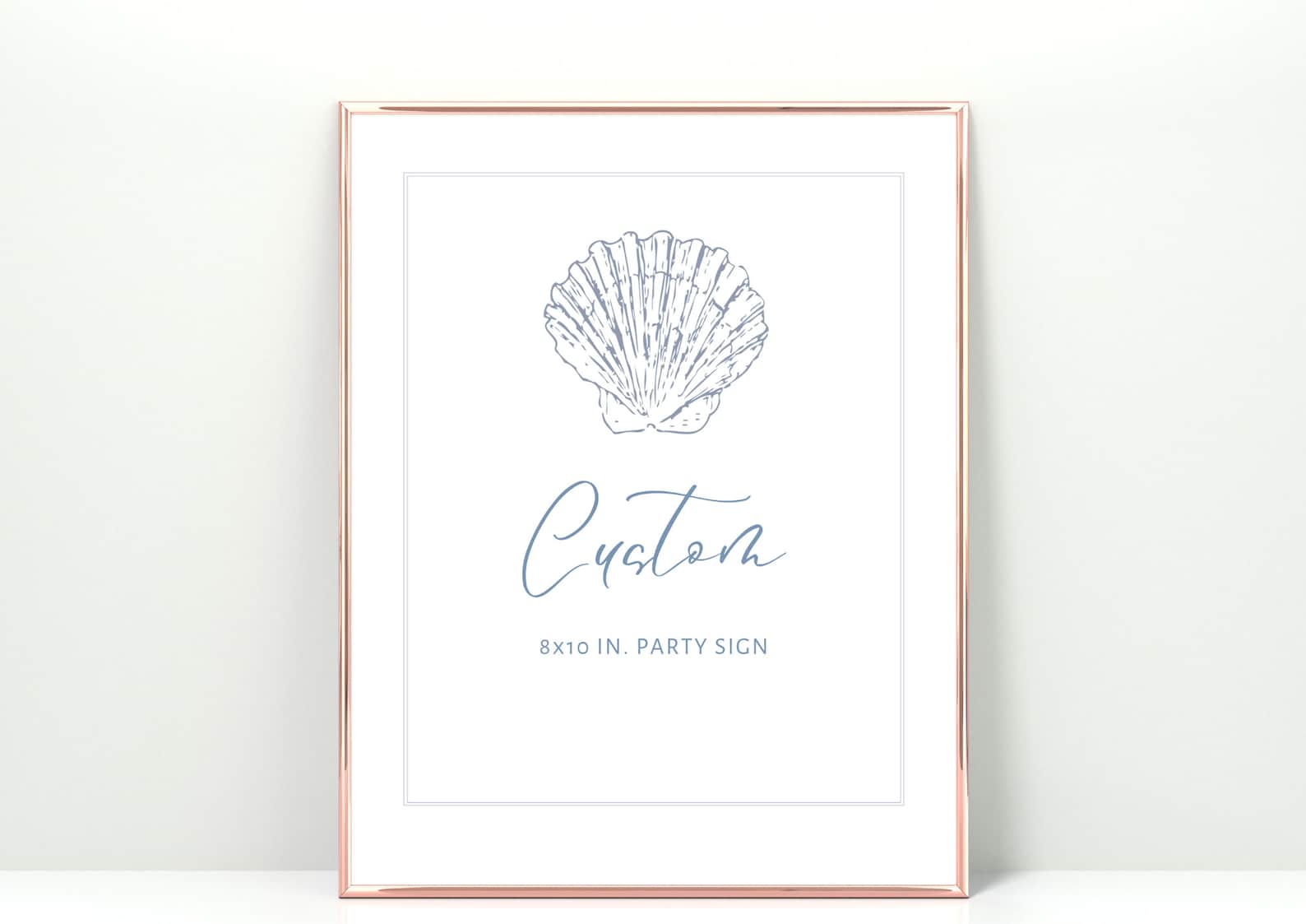 Coastal Themed Signature Drink Menu | Minimalist Beach Wedding ...