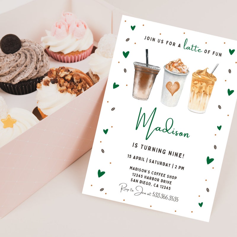 Coffee Invitation - Etsy