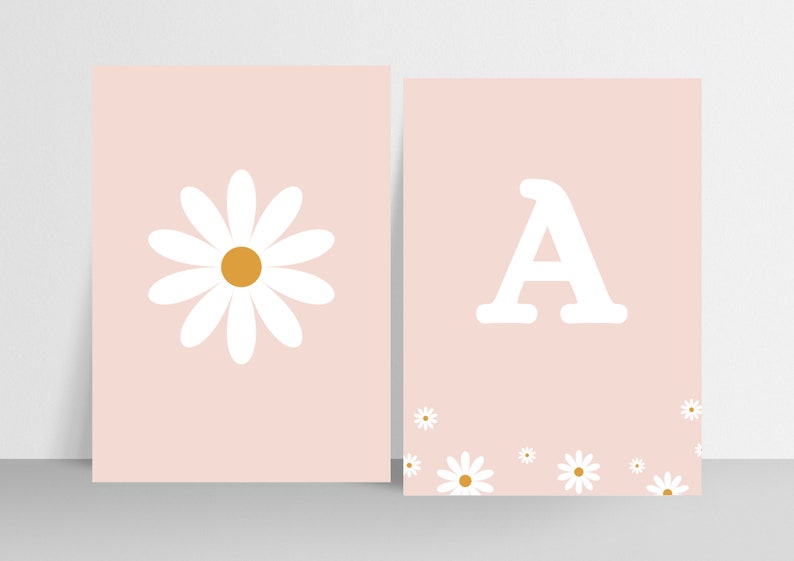 Daisy First Birthday Party Favor Tags | Instant Download | Boho Daisies ...