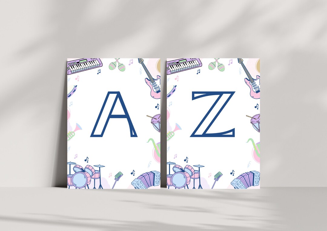 Pastel Music Birthday Party Banner | Instant Download | Musical ...