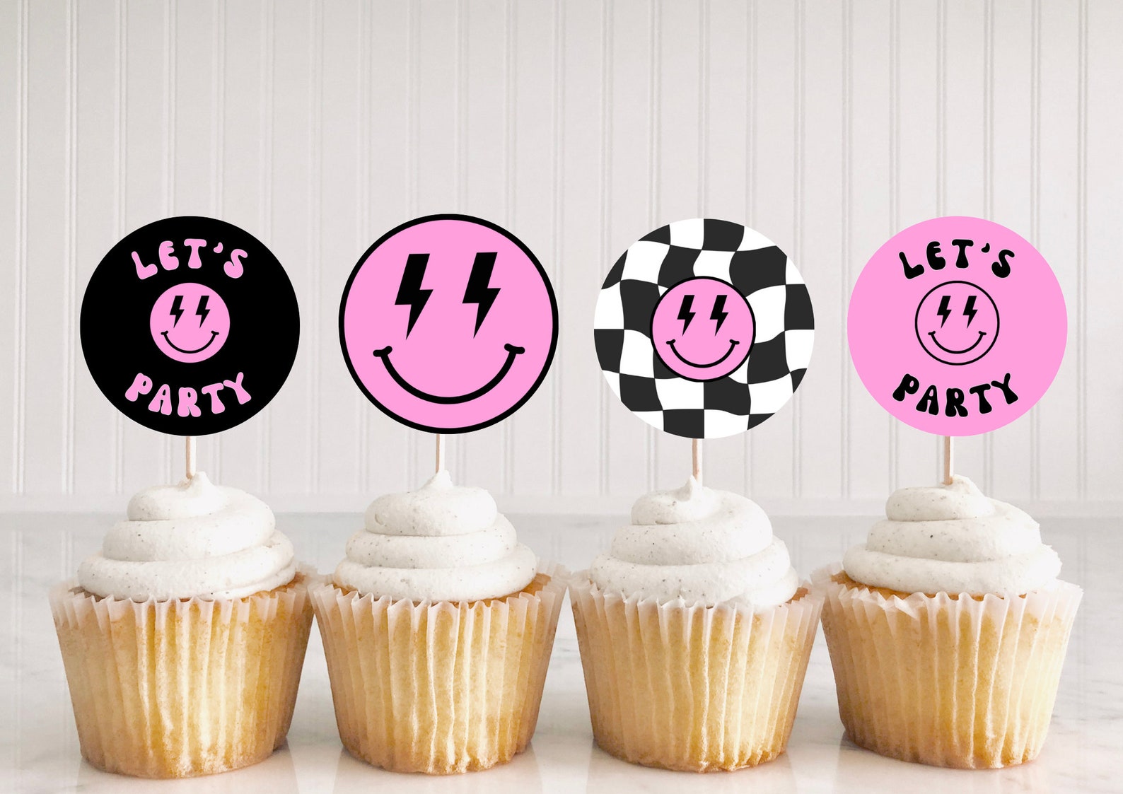 Smiley Face Birthday Invitation | Digital Download | Girl 5th, 10th ...