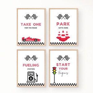 Race Car Birthday Party Welcome Sign | Race Car Themed Party | Instant ...