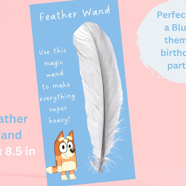 Bluey Party Favor - Etsy