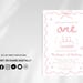 Girls Just Wanna Be ONE Birthday Party Invitation | Digital Download ...